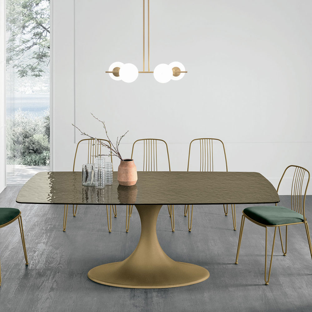 Masa dining Calice Glass