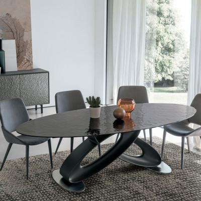 Masa dining Eclipse Glass